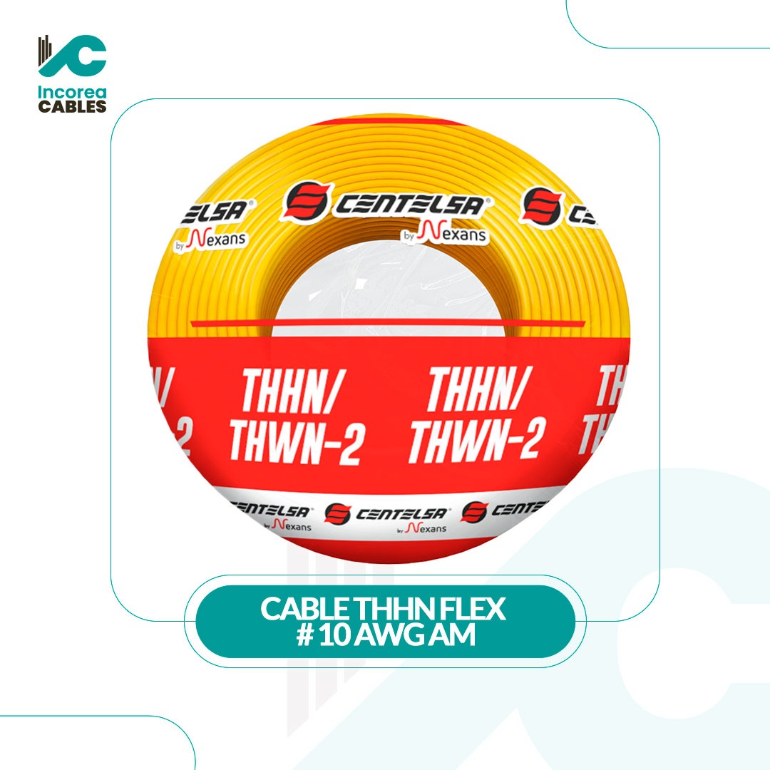 CABLE THHN FLEX # 10 AWG AM CABLEC - IncoreaCables
